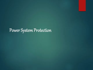 Power system protection | PPTX
