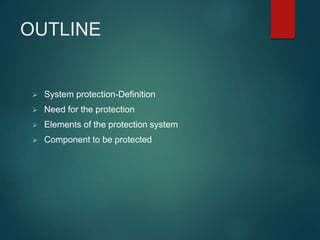 Power system protection | PPTX