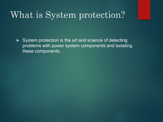 Power system protection | PPTX