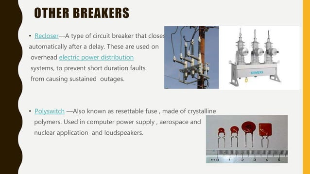 Power system protection devices | PPTX | Physics | Science