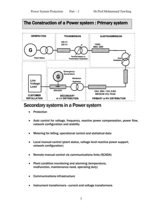 Power system protection_lecture_notes | PDF