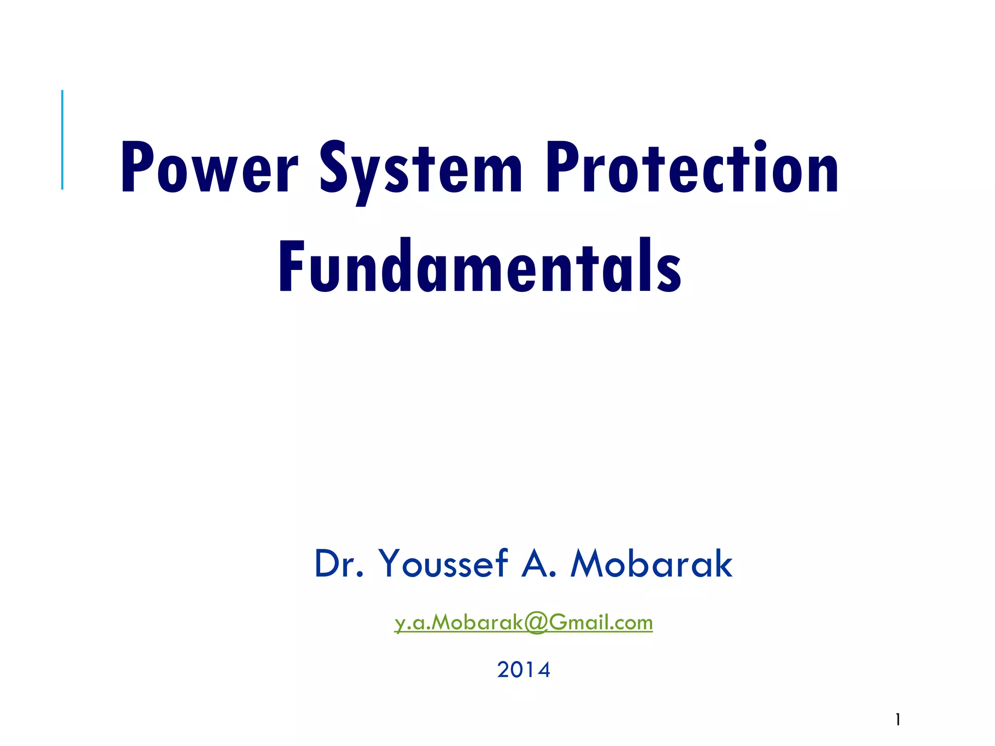 Power system protection topic 1 | PDF