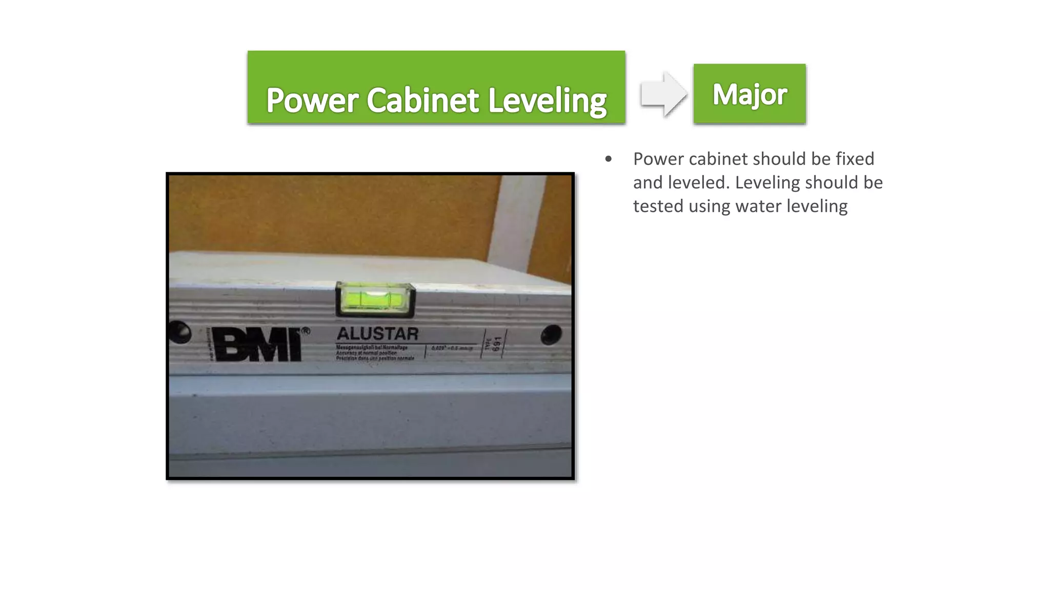 Power System Reserves for Installation, Preventative Maintenance and ...