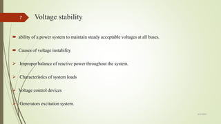 Power system stablity | PPT