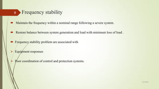 Power system stablity | PPT