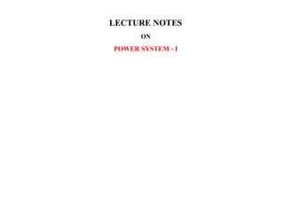 Power Systems-I.pdf