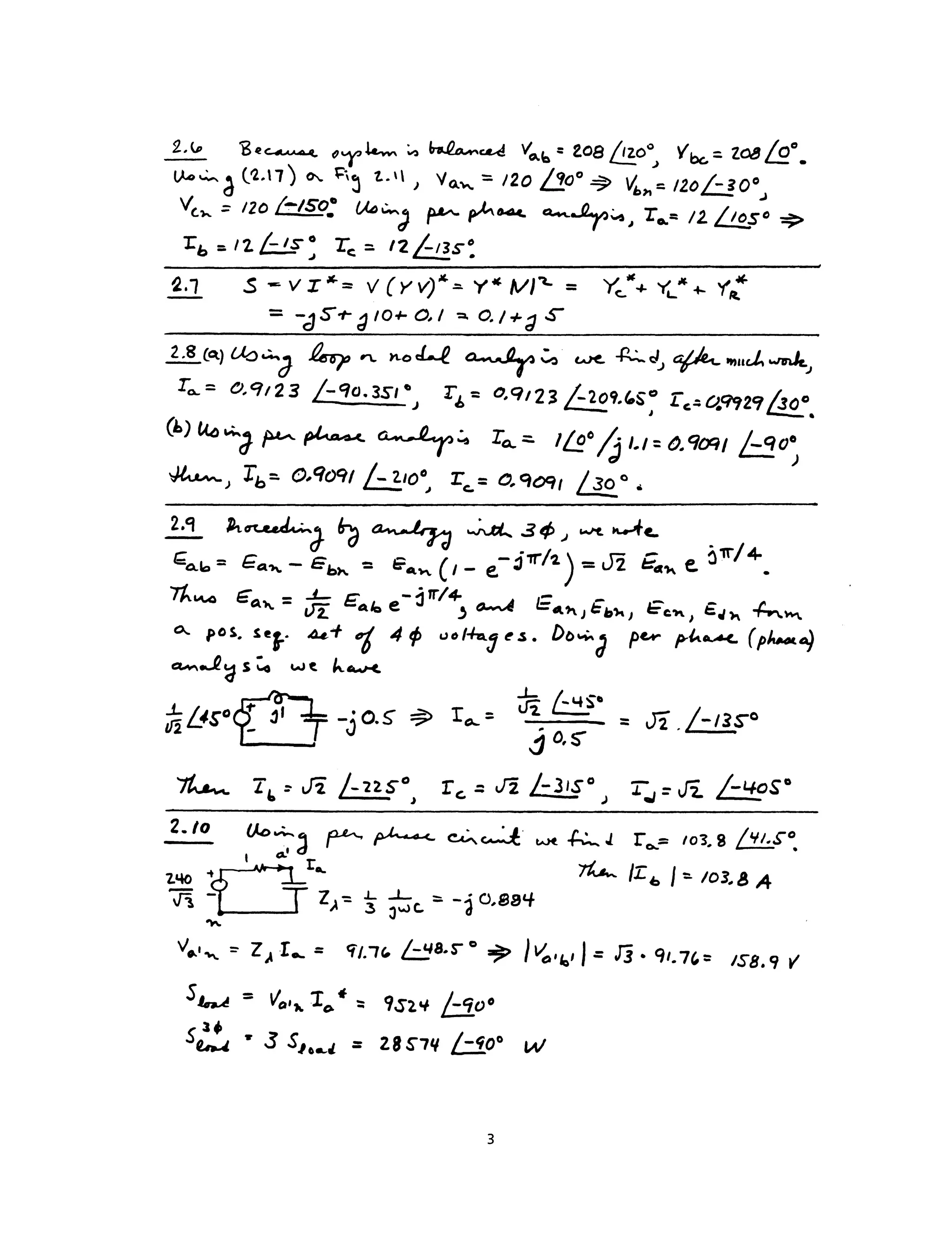Solutions for Problems: Power Systems Analysis (2nd Edition) by Bergen and Vittal | PDF