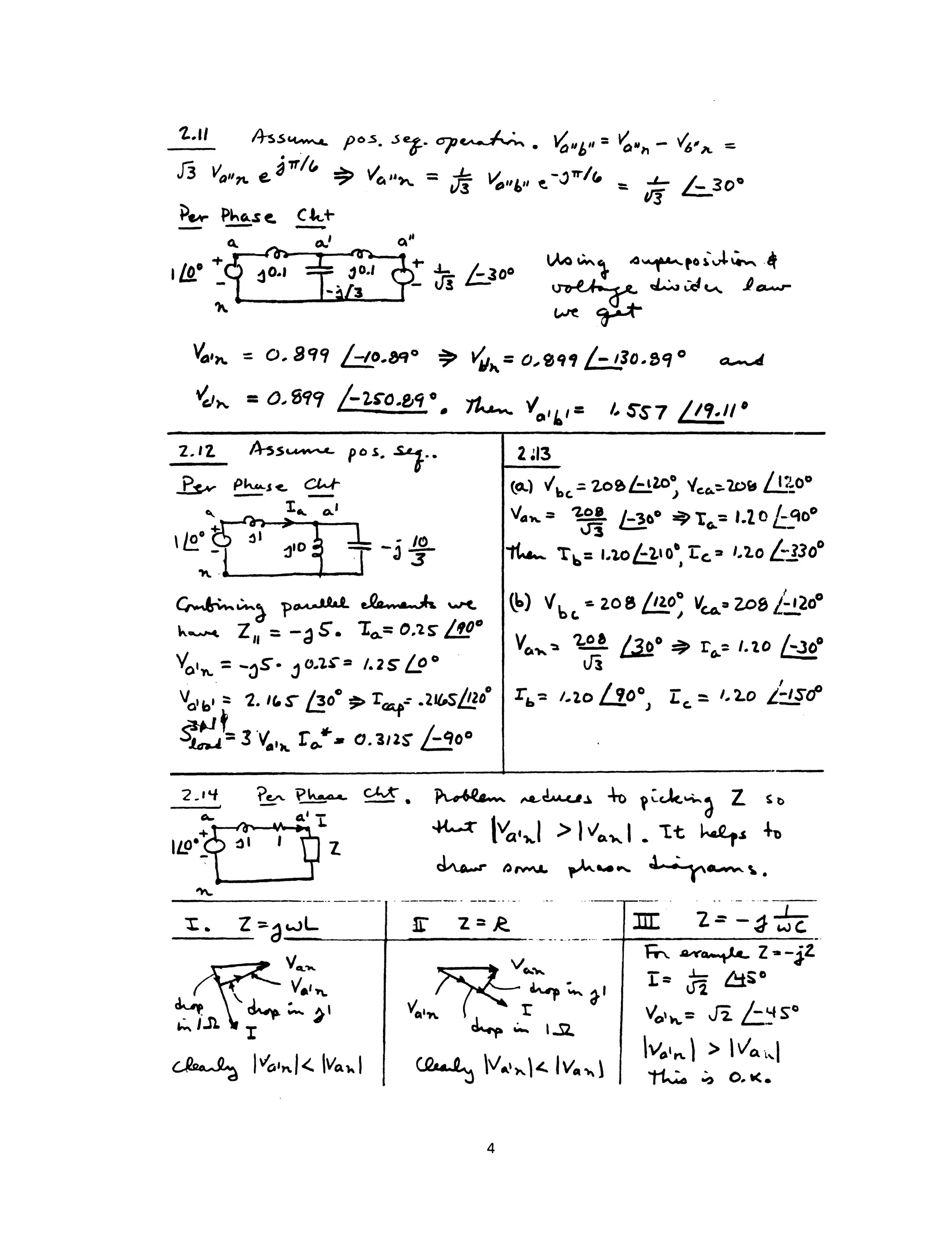 Solutions for Problems: Power Systems Analysis (2nd Edition) by Bergen and Vittal | PDF