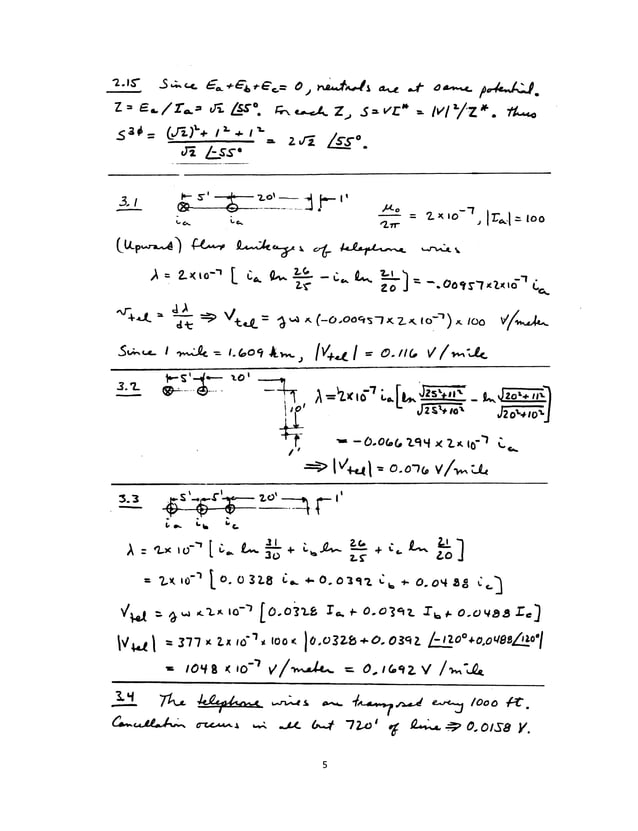 Solutions for Problems: Power Systems Analysis (2nd Edition) by Bergen and Vittal | PDF