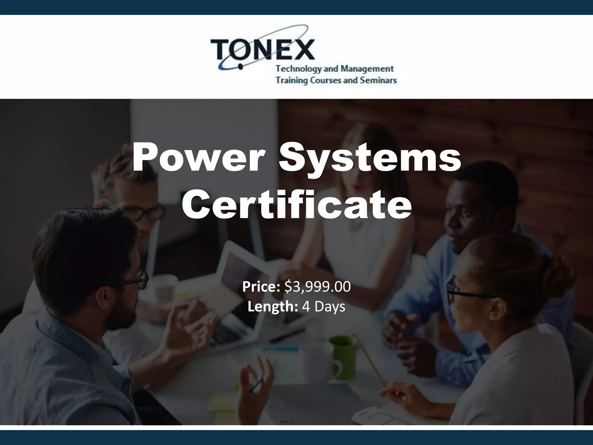 Power Systems Certificate | PPTX