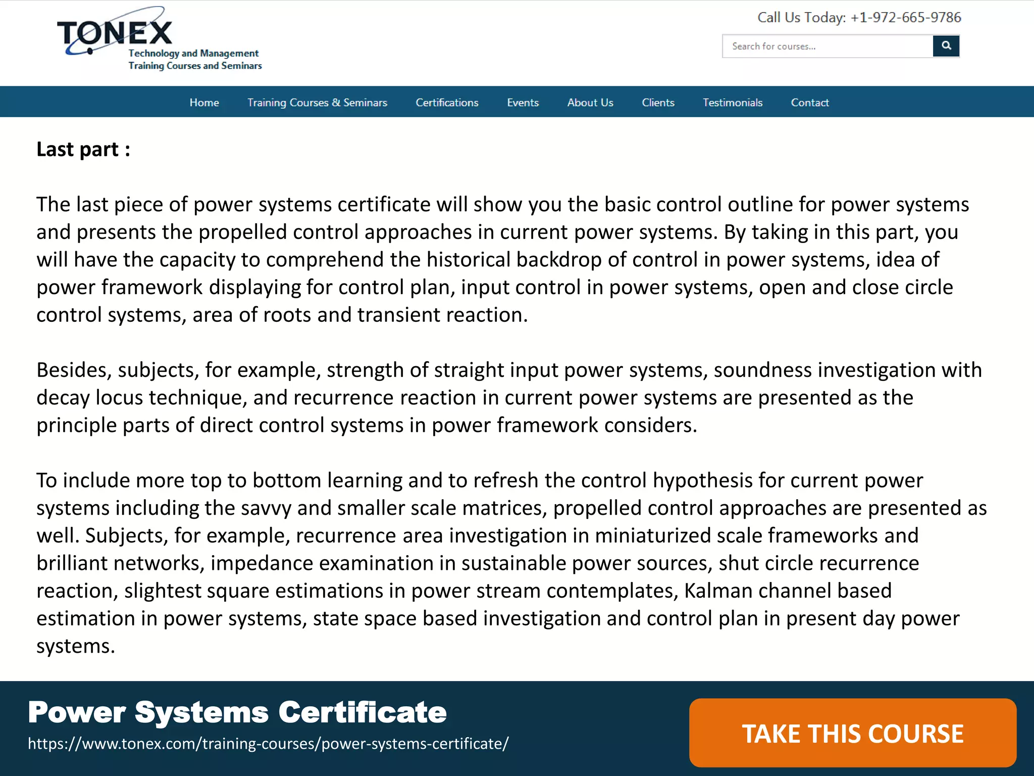Power Systems Certificate | PPTX