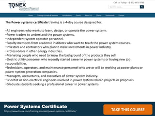 Power Systems Certificate | PPT