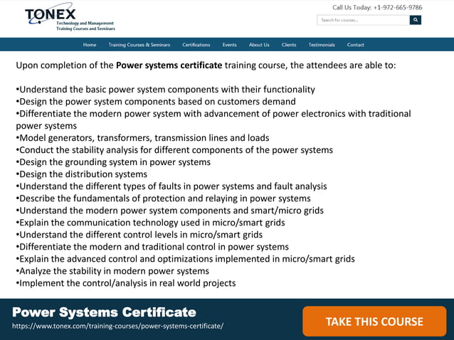 Power Systems Certificate | PPT