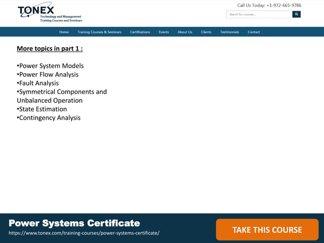 Power Systems Certificate | PPT | Free Download