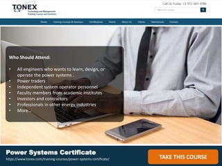 Power Systems Certificate | PPT
