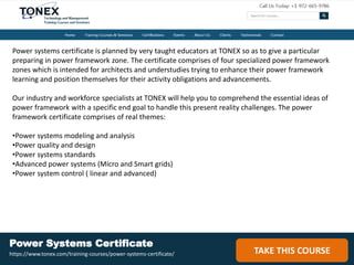 Power Systems Certificate | PPT