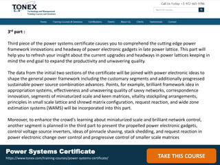 Power Systems Certificate | PPT