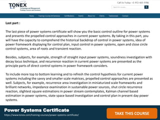 Power Systems Certificate | PPT
