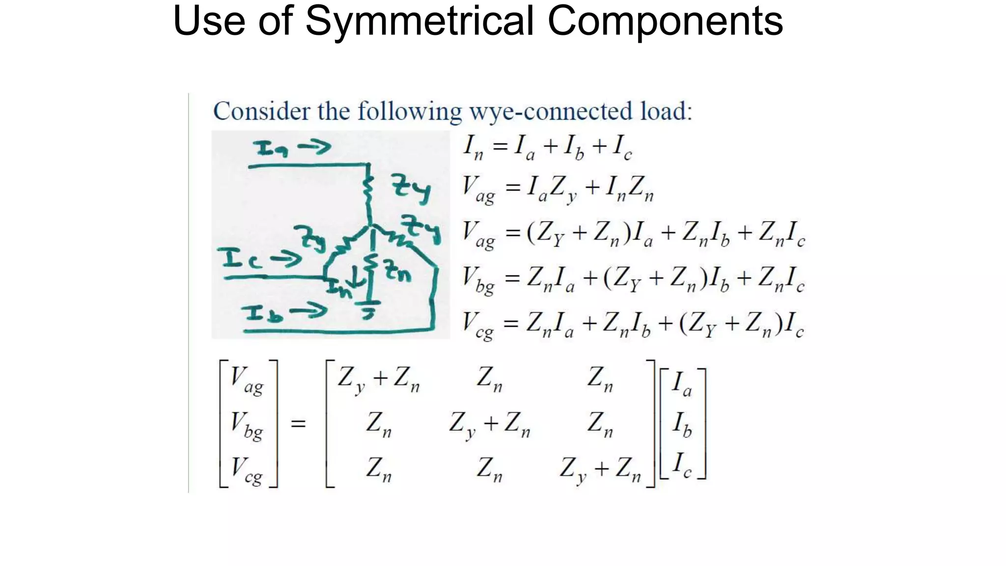 Power systems symmetrical components | PPT