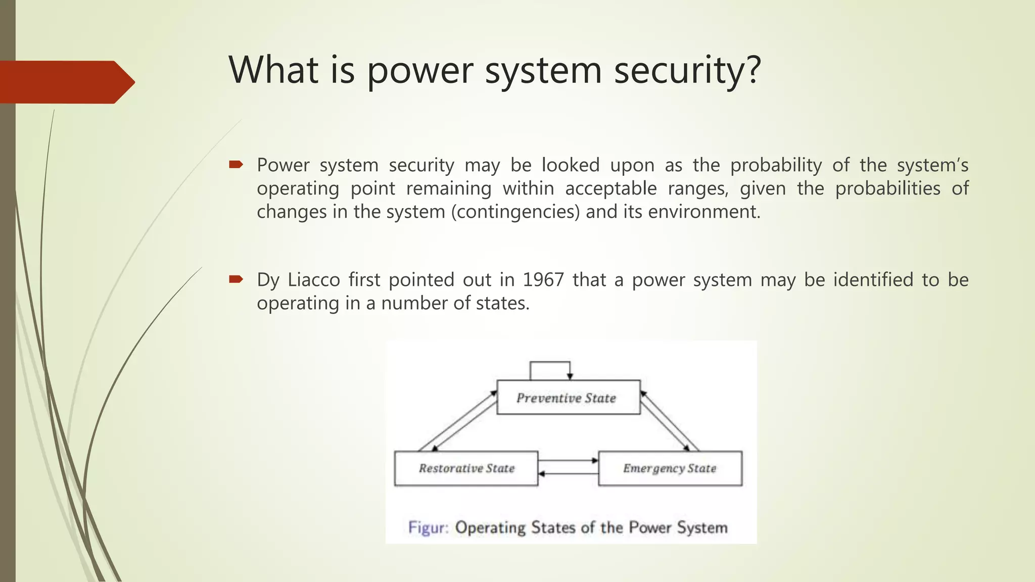 Power system security | PPTX