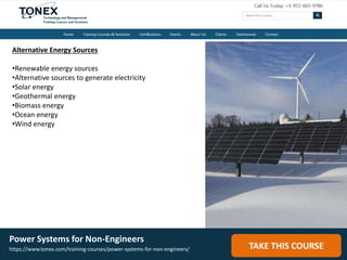 Power Systems Training Course for Non-Engineers | PPTX