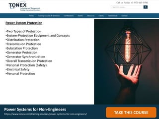 Power Systems Training Course for Non-Engineers | PPTX
