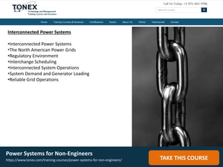 Power Systems Training Course for Non-Engineers | PPTX