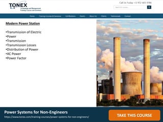 Power Systems Training Course for Non-Engineers | PPTX