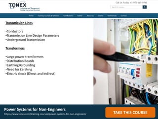Power Systems Training Course for Non-Engineers | PPT
