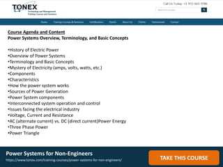 Power Systems Training Course for Non-Engineers | PPT