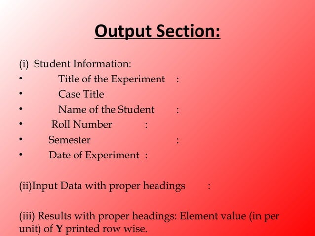 Power System Simulation Lab Formation Of Y Bus And Z Bus Matrix Ppt