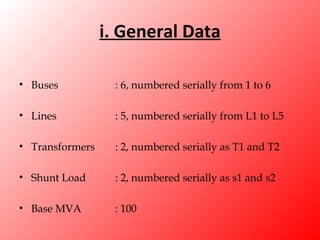 Power System Simulation Lab (Formation of Y-Bus & Z-Bus Matrix) | PPT