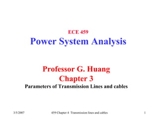 Power system slide notes | PDF