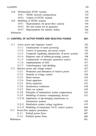 Power system stability and control by prabha kundur | PDF