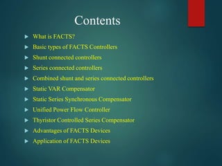 Power system stability and control using facts devices | PPT