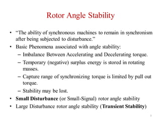 Power system stability | PDF