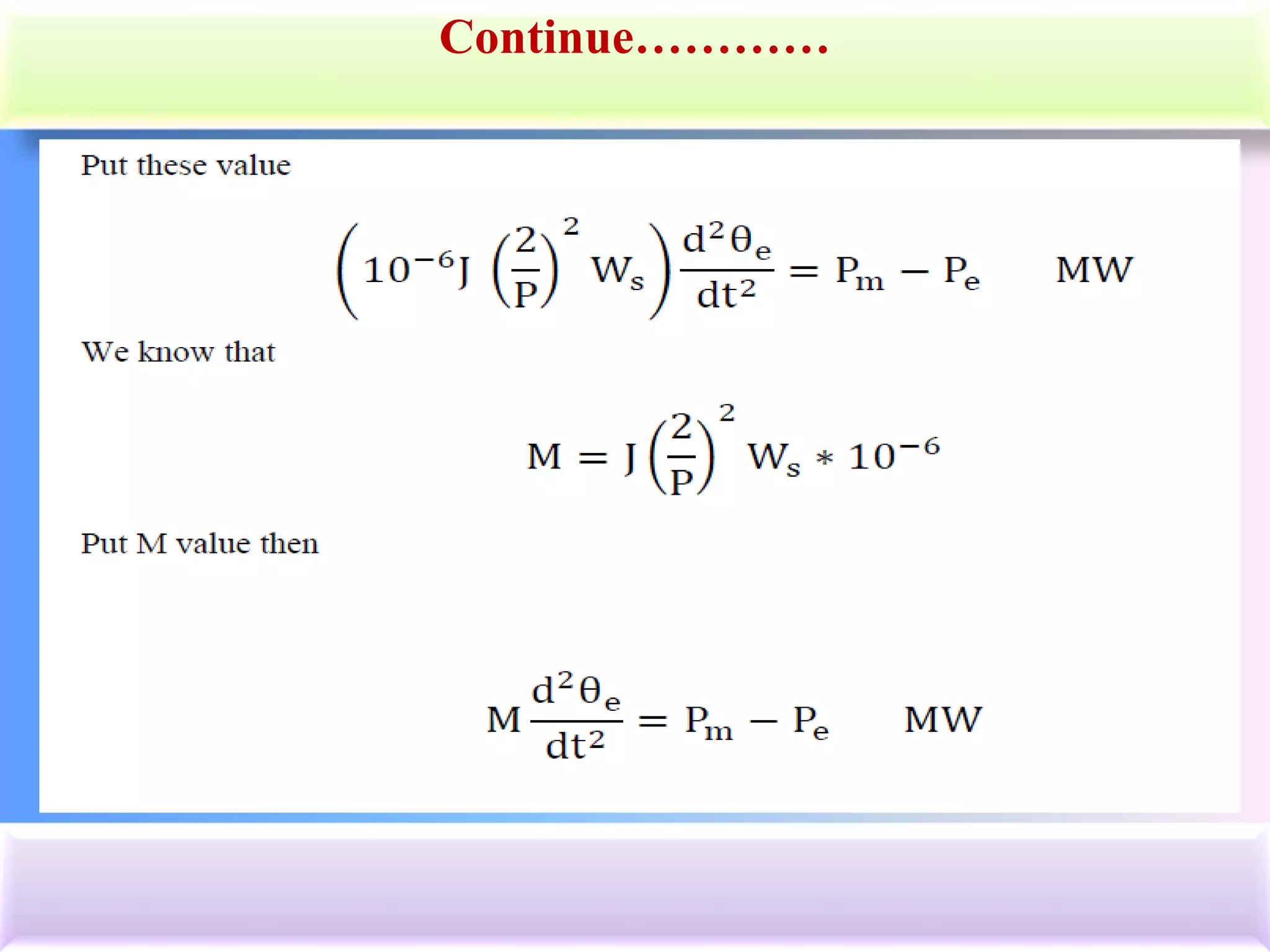 Power system stability | PPTX