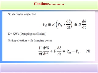 Power system stability | PPTX