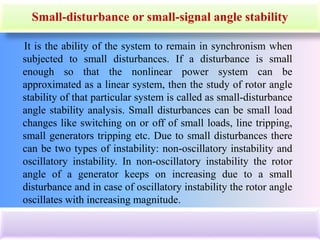 Power system stability | PPTX