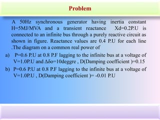 Power system stability | PPTX