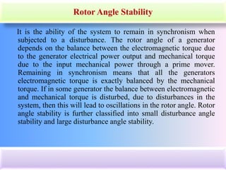 Power system stability | PPTX