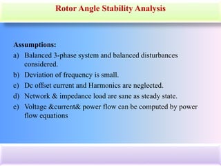 Power system stability | PPTX