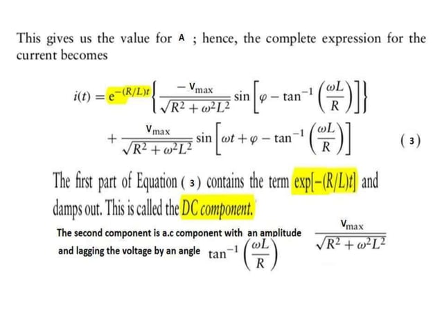 power system transients.pptx | Physics | Science