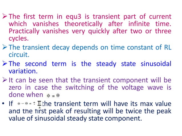 power system transients.pptx | Physics | Science