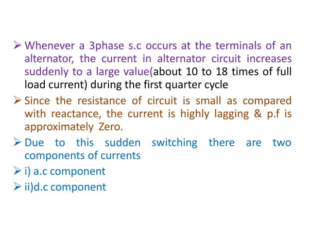 power system transients.pptx | Physics | Science