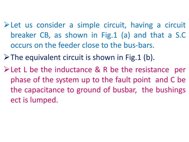 power system transients.pptx | Physics | Science
