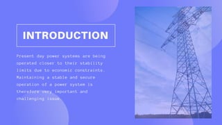 Power system voltage stability | PPTX
