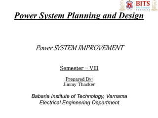 Power sytem improvement techniques | PPT | Free Download