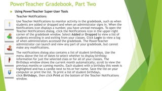 Power teacher gradebook part two | PPTX