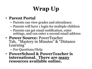 Power teacher training | PPTX